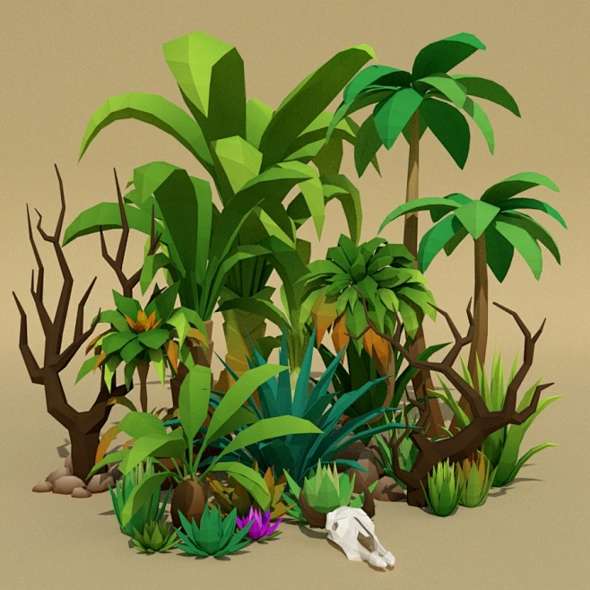 植物原画树原画来自cgbook.cn (1692)-花瓣网