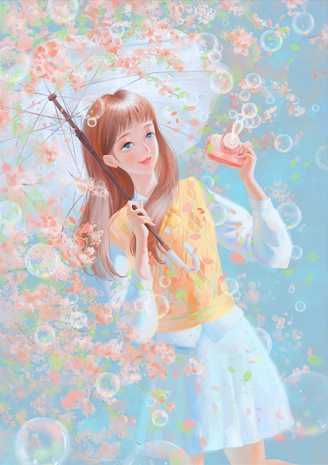 《熙春》_须弥子芥__插画师作品_涂鸦王国gracg.com-花瓣网