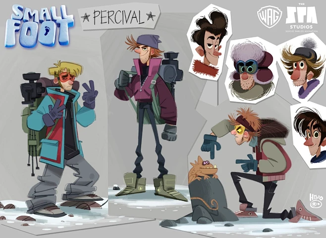 Character Designs do filme Smallfoot, por Daniel Fernández Casas ...