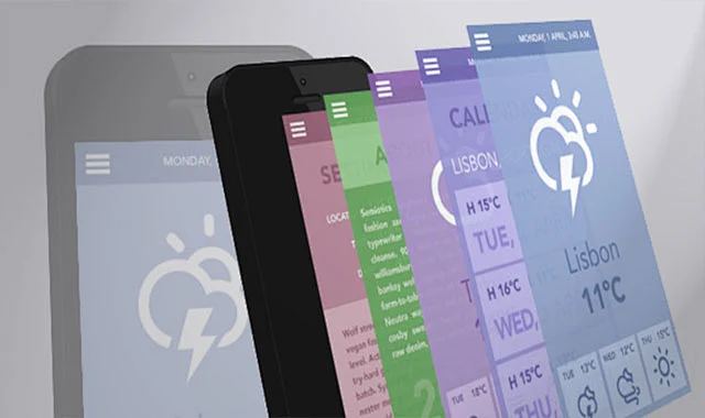 html5+css3移动手机(Mobile) App展示3d动画效果 #色彩# #Banner# #Android# #iOS# #APP#-花瓣网