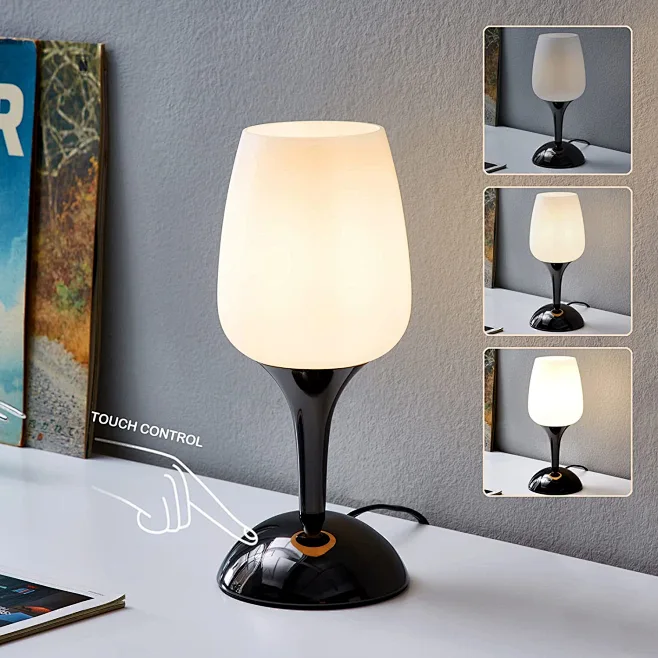 Bedside Table Lamp Touch Control Table Lamp Bedside Table Lamps with ...