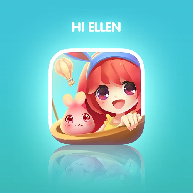 HI ELLEN icon 纪念没上线的ellen-花瓣网