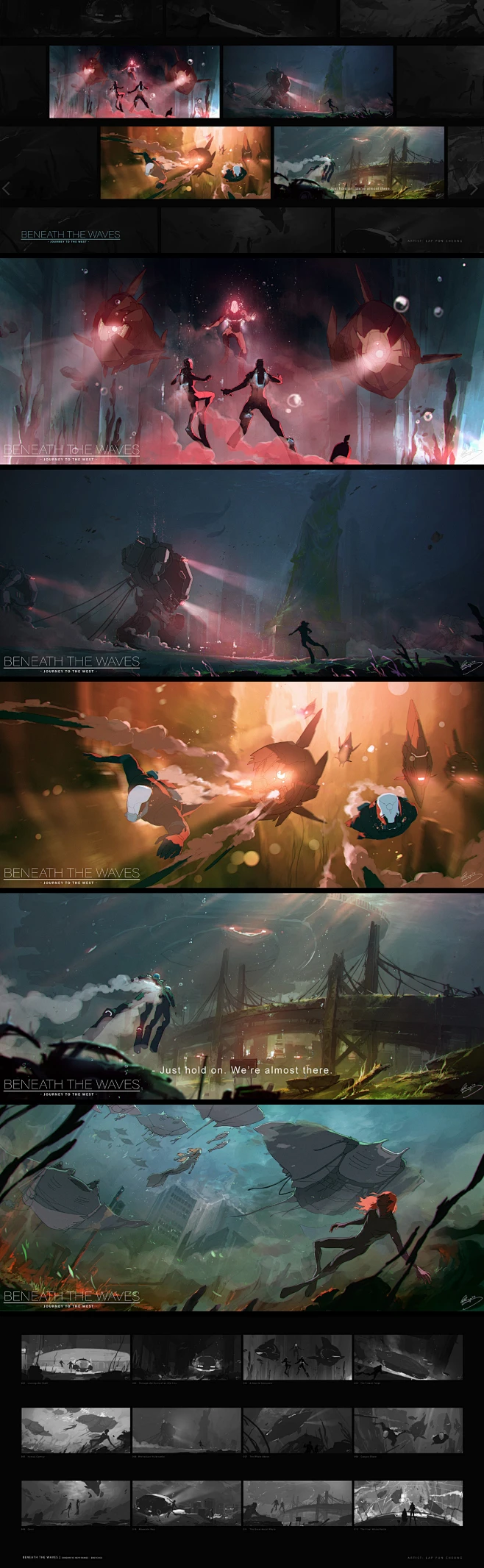 ArtStation - Beneath the Waves - Keyframes, Lap Pun Cheung,ArtStation - Beneath the Waves ...