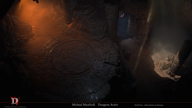 Diablo 4 - Sand Cave Cultist Set Dressing-花瓣网