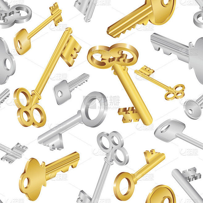 Seamless key pattern