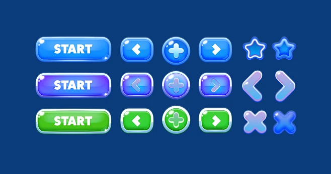 Game Button Design :: Behance-花瓣网