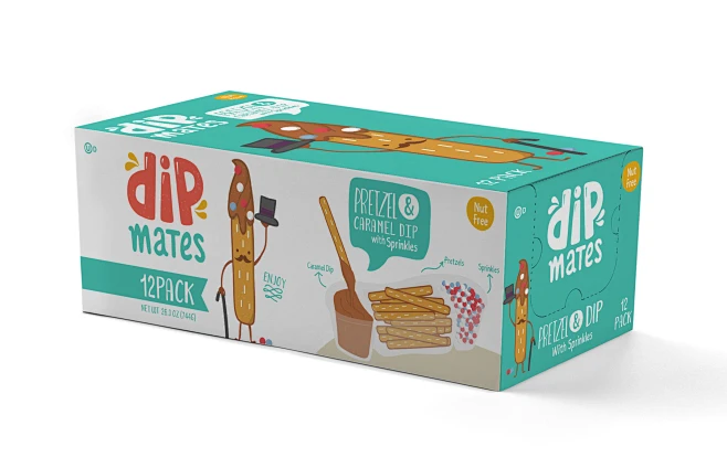 DipMates Snacks : Branding & Packaging design for Dipmates, a new fun ...