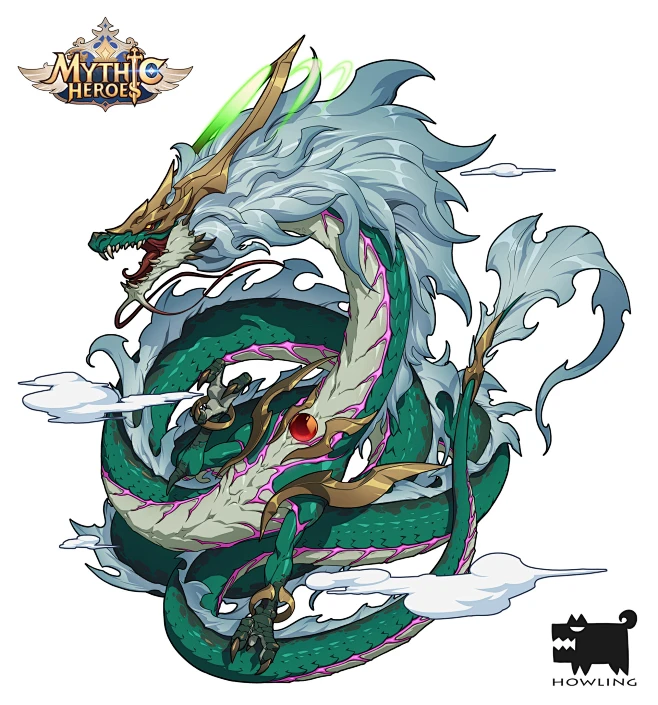 Mythic Heroes - AZURE DRAGON-花瓣网
