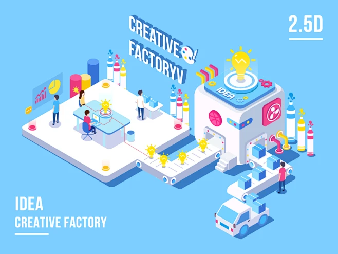 2.5D-Creative factory-花瓣网