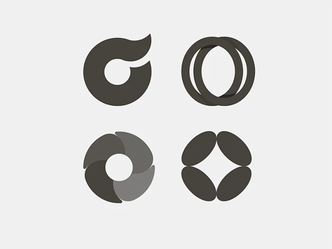 O lettermarks minimal vector typography logotype logo design logo ...