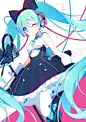 miku~ 9th （可放大） #初音未来# #二次元#-花瓣网