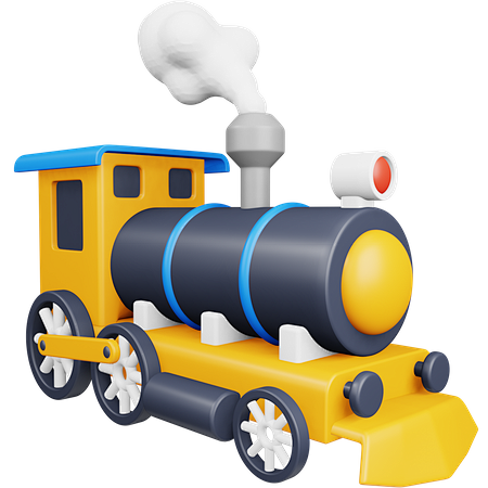 Train 3D Icon