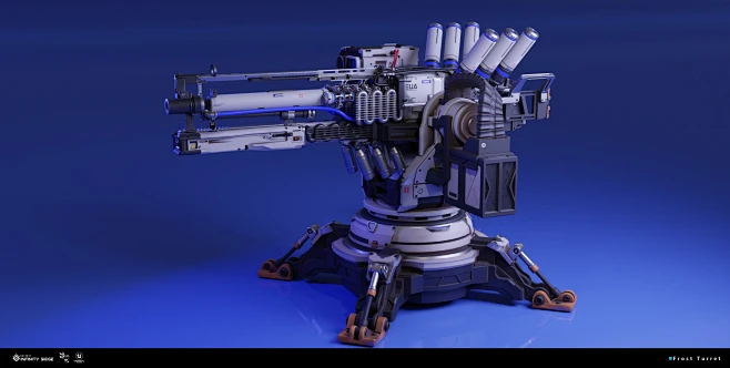 Outpost: Infinity Siege/重装前哨 Frost/Fire Turret 冰霜/火焰炮塔-花瓣网