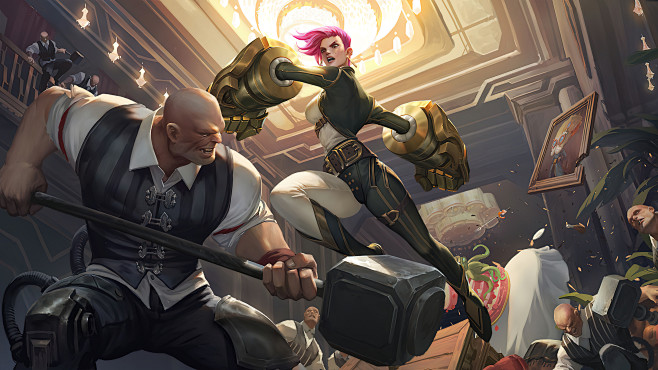 vi-lvl-2-lol-lor-gilded-skin-4k-wallpaper-uhdpaper