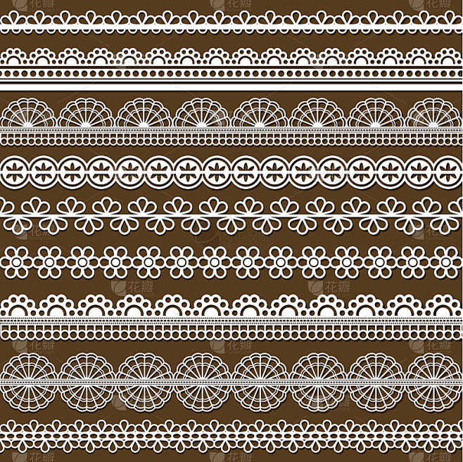 矢量花边系列