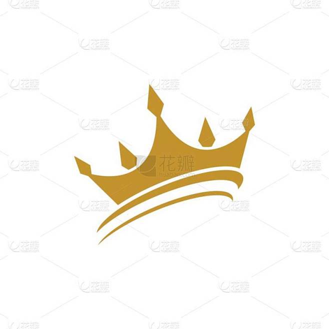 Crown Logo模板矢量图标