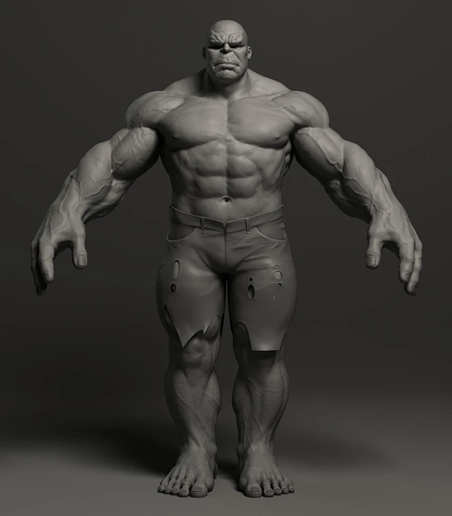 my hulk, semin park : This is my hulk modeling-花瓣网