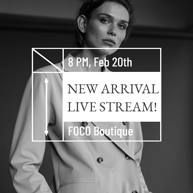 White Arrow Form Element Fashion Women's Clothing Store New Arrival Advance Notice Ecommerce ...