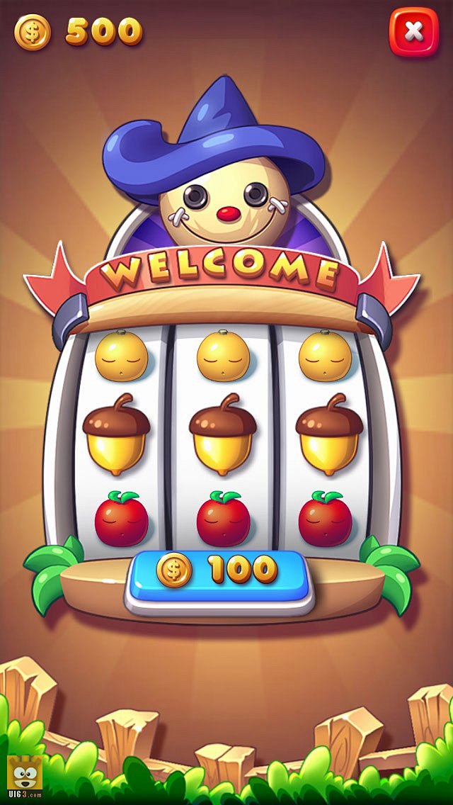 连线消除《Juice splash》UI游戏界面