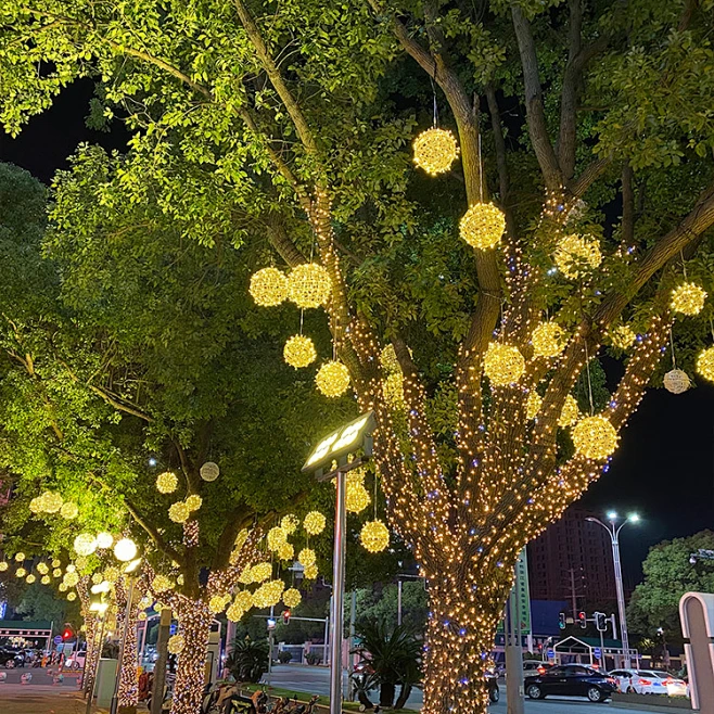 led彩灯闪灯串灯户外挂树藤球灯满天星灯圆球灯圣诞装饰灯星星灯-淘宝网-花瓣网