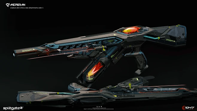 Splitgate 2 Meridian Weapon Skins: Symbiosis/Medusa/Prototype-花瓣网