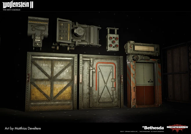 Wolfenstein: Youngblood - small props , Matthias Develtere ...