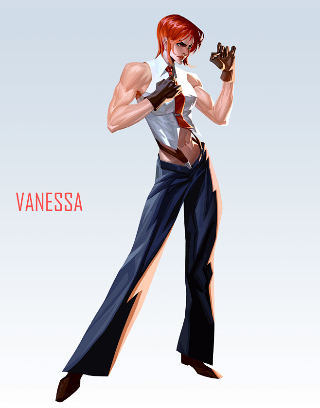 VANESSA Fan art of THEKINGOFFIGHTERS