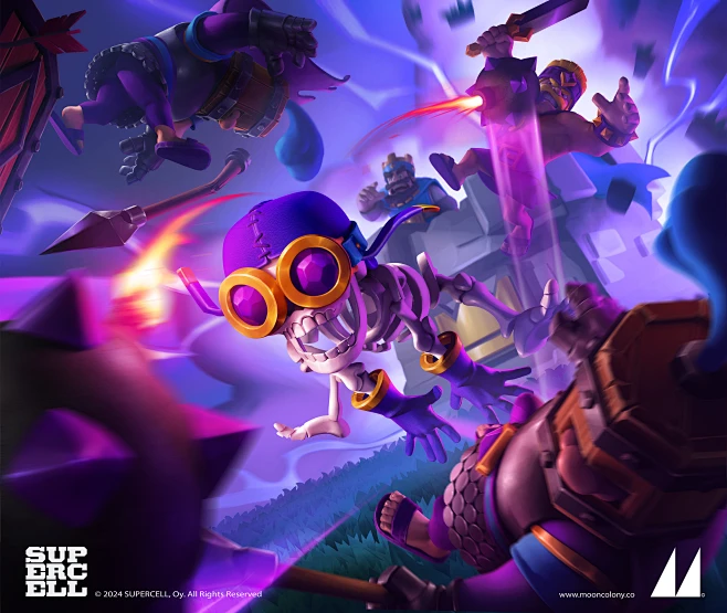 Clash Royale | Bomber Evolution Key Art-花瓣网