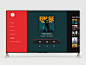 Smart TV Structure by Minju Lee on Dribbble _TV端_T2020629 #率叶插件，让花瓣网更好用 ...