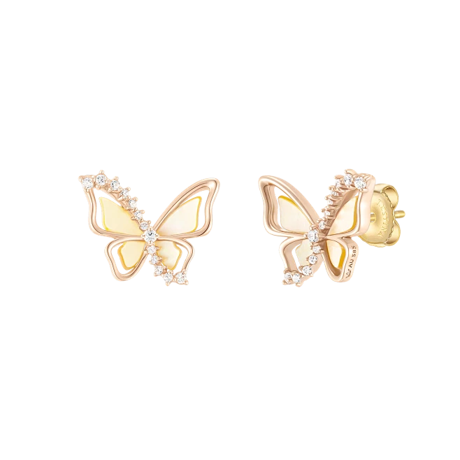 LA POMEE 14K 耳环 (JJL1EN1BS258R4000)-花瓣网