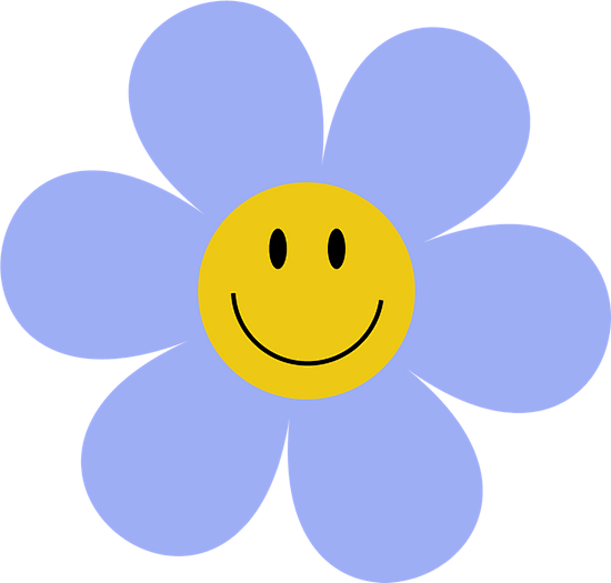 Pastel Color Flower Smiling