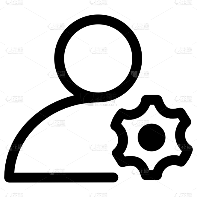 ICON-矢量管理员人物图标6