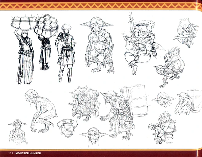 MONSTER HUNTER ILLUSTRATIONS VOL.1_114-花瓣网