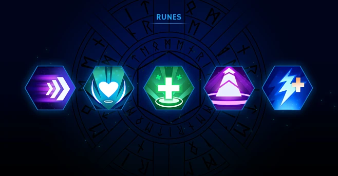These are the current Rune Icons from the game, they allow the Player ...