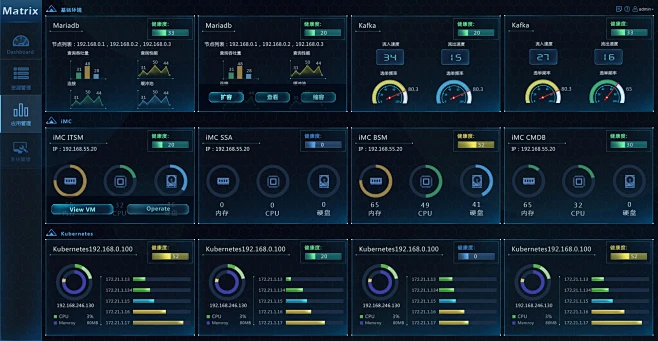 matrix系统界面设计UI-花瓣网