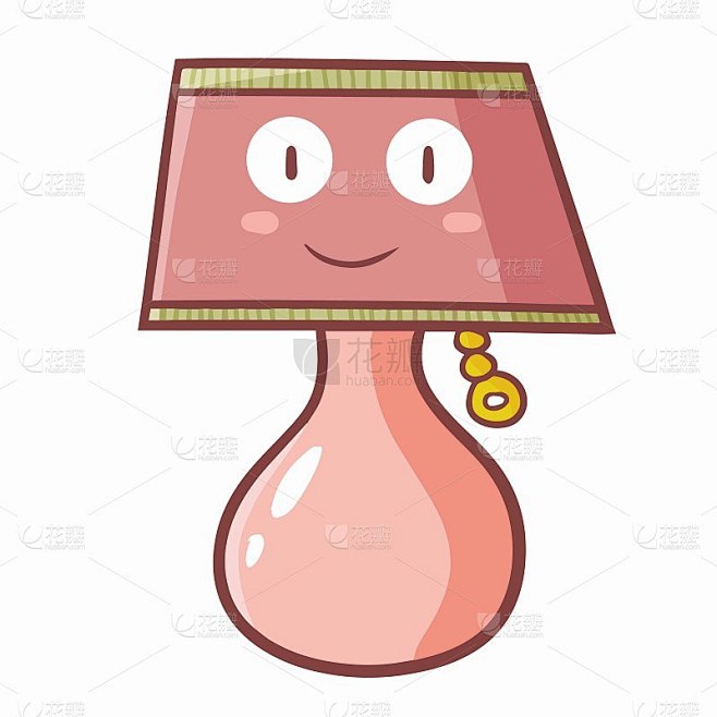 pink lamp character