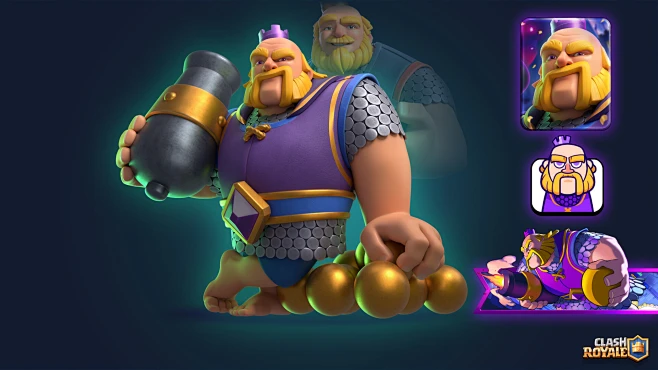 Royale Giant Evolution - Clash Royale-花瓣网