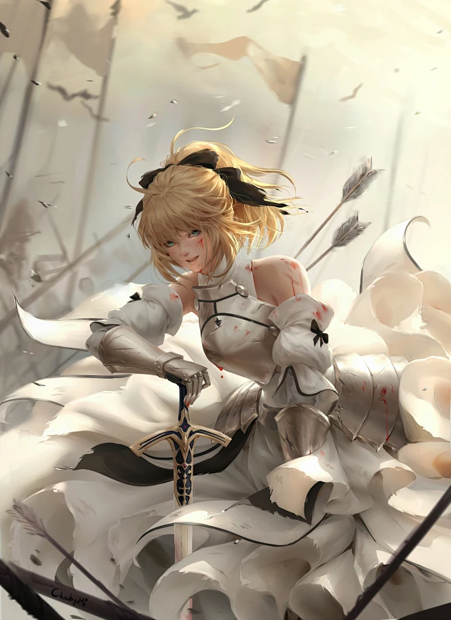 Saber Lily FGO-花瓣网