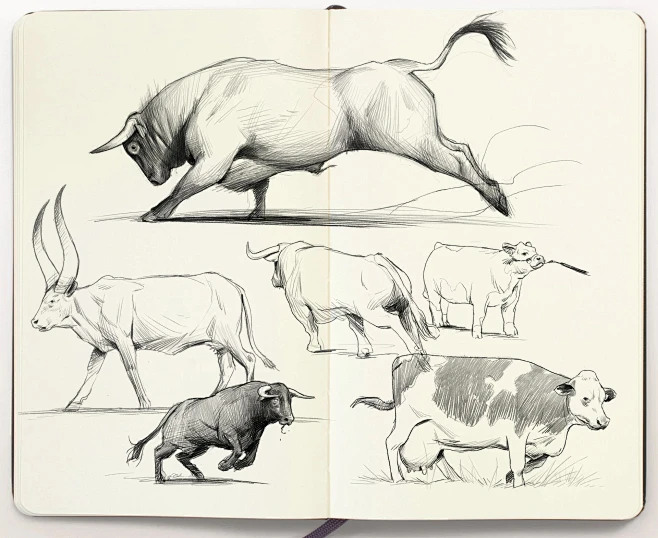 Animal Sketchbook-花瓣网