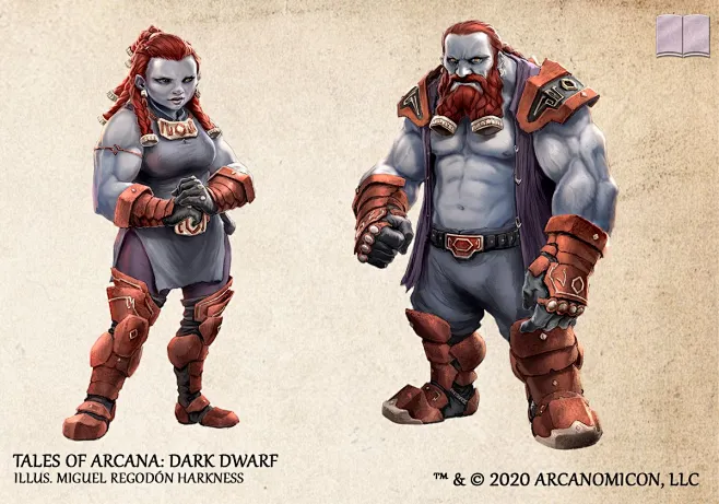 Tales of Arcana - Dark Dwarf-花瓣网