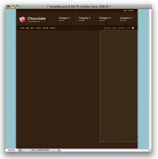 Chocolate Pro WordPress Style Layout-花瓣网
