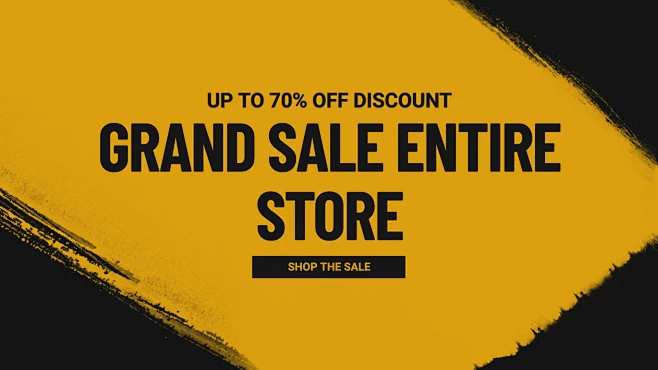 Minimalist Commercial Store Discount Promotion Ecommerce Banner素材-花瓣网