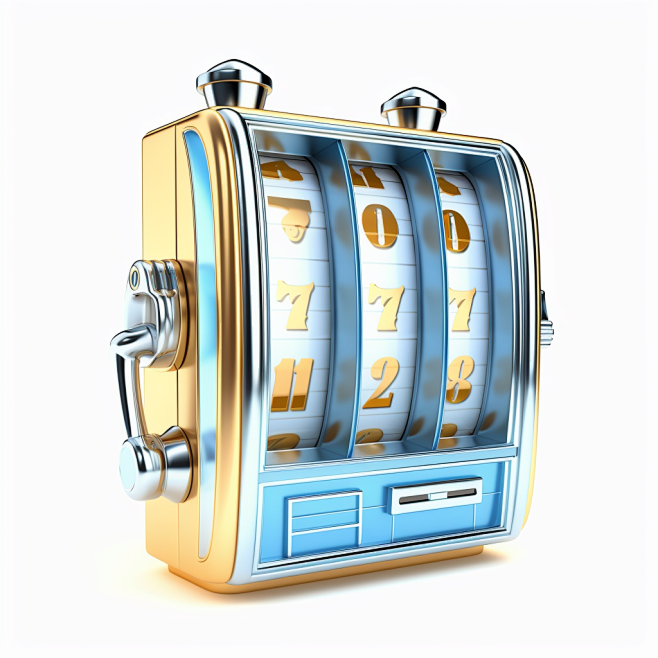 DSSD4547_Blue_slot_machine_metallic_gorgeous_casino_style_3D_tw ...