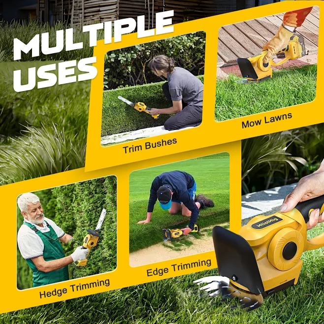 Amazon.com : Cordless Hedge Trimmer for Dewalt 20V Max Battery: 2 in 1 ...