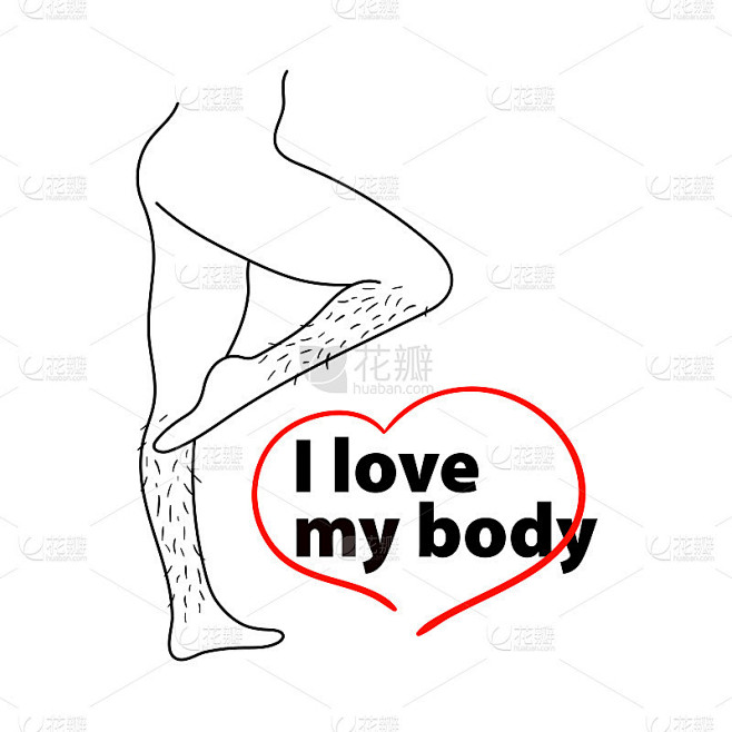 Body Hair Positive. Love Your Body. Feminism.