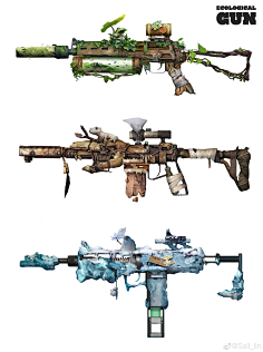 枪械 原画-花瓣网|陪你做生活的设计师 | ps 4 Weapon Concept Vendetta Sniper Rifle, Rick ...