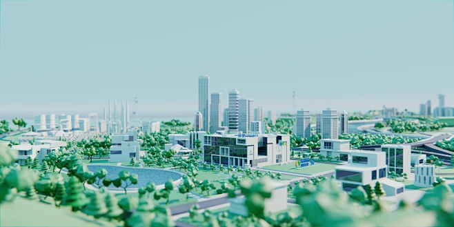 3D 5g bigdata city virtual city webgl-花瓣网