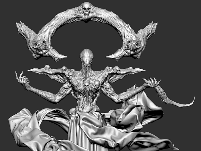 Returnal Game Inspiration Creature Study-花瓣网