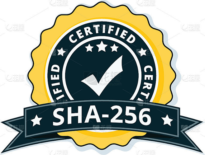 SHA-256认证标签插图