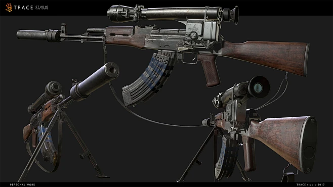 3D Weapons Art by TRACE studio, TRACE studio : Weapons 3D Art TRACE studio (studio work)-花瓣网